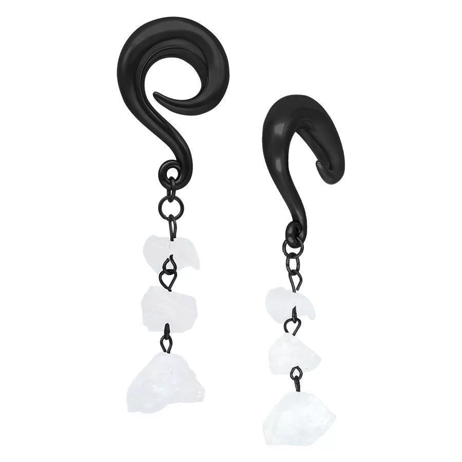 Pesi per orecchie Rocks acciaio - Wildcat Italia